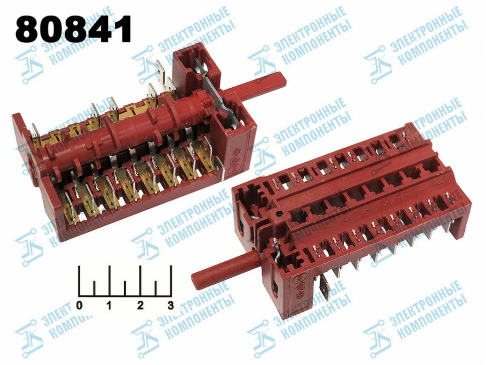 Переключатель для плит 8 позиций 15 контактов 7LA-Gottak T150 880805/1003704