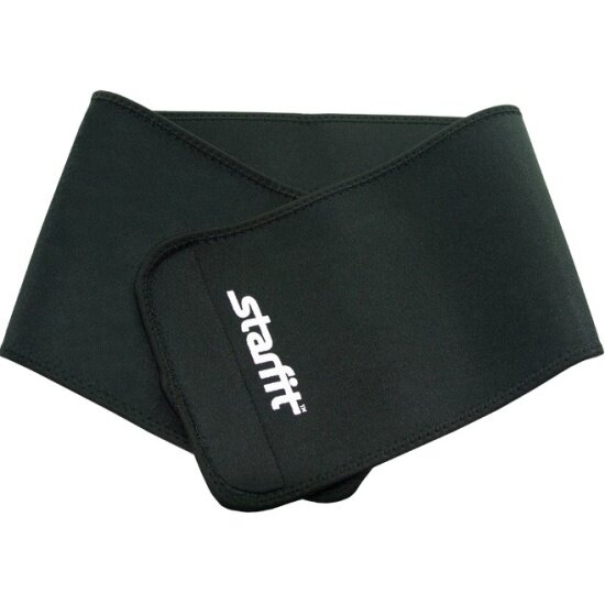 Пояс для похудения Starfit SU-202 неопреновый, 125x25см, черный