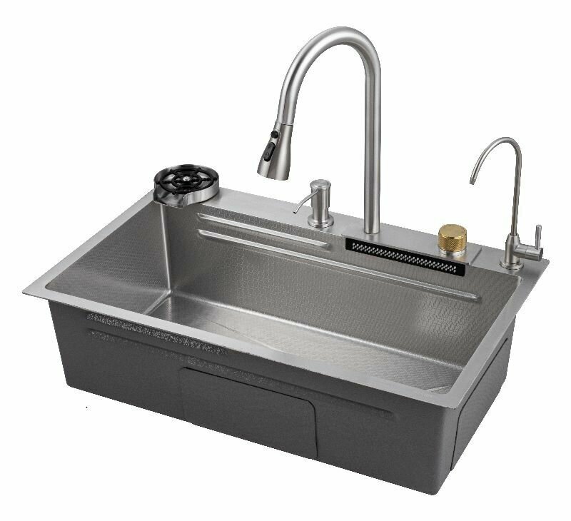 Savol Мойка кухонная с водопадом Savol (S-SC003L)