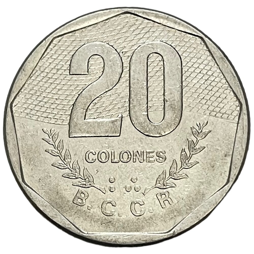 Коста-Рика 20 колонов 1985 г.