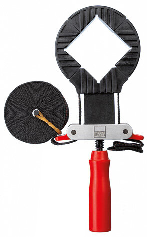 BAN400 Зажим ленточный, 3.8 м, уголки адаптируемые (4 шт) в комплекте BESSEY BE-BAN400