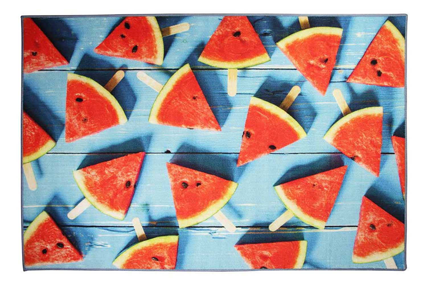 Ковёр на пол Hoff Розетта Дижитал, 80х120 см, прямоугольный, арбузы