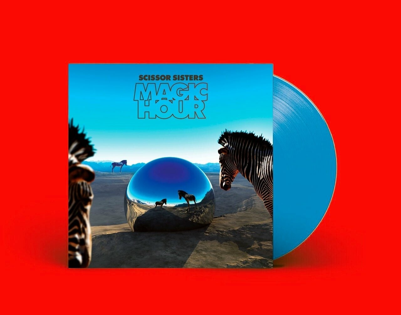 Виниловая пластинка Scissor Sisters - "Magic Hour" (2012/2022) Blue Vinyl