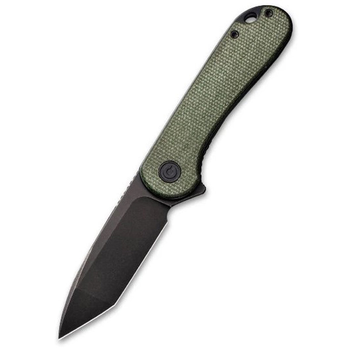 Складной нож CIVIVI Elementum D2 Steel Black Stonewashed Handle Green Micarta