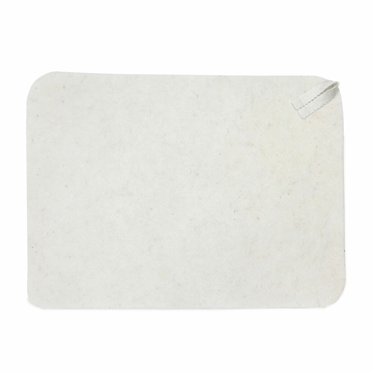 Коврик для бани и сауны стандарт, белый войлок