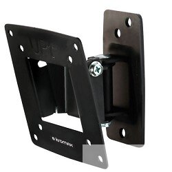 Kromax OPTIMA-102 black {Кронштейн для LED/LCD телевизоров 10"-28", max 25 кг, настенный, 3 ст свободы, наклон +5°-12°, поворот ±30°, от стены 68.5 мм