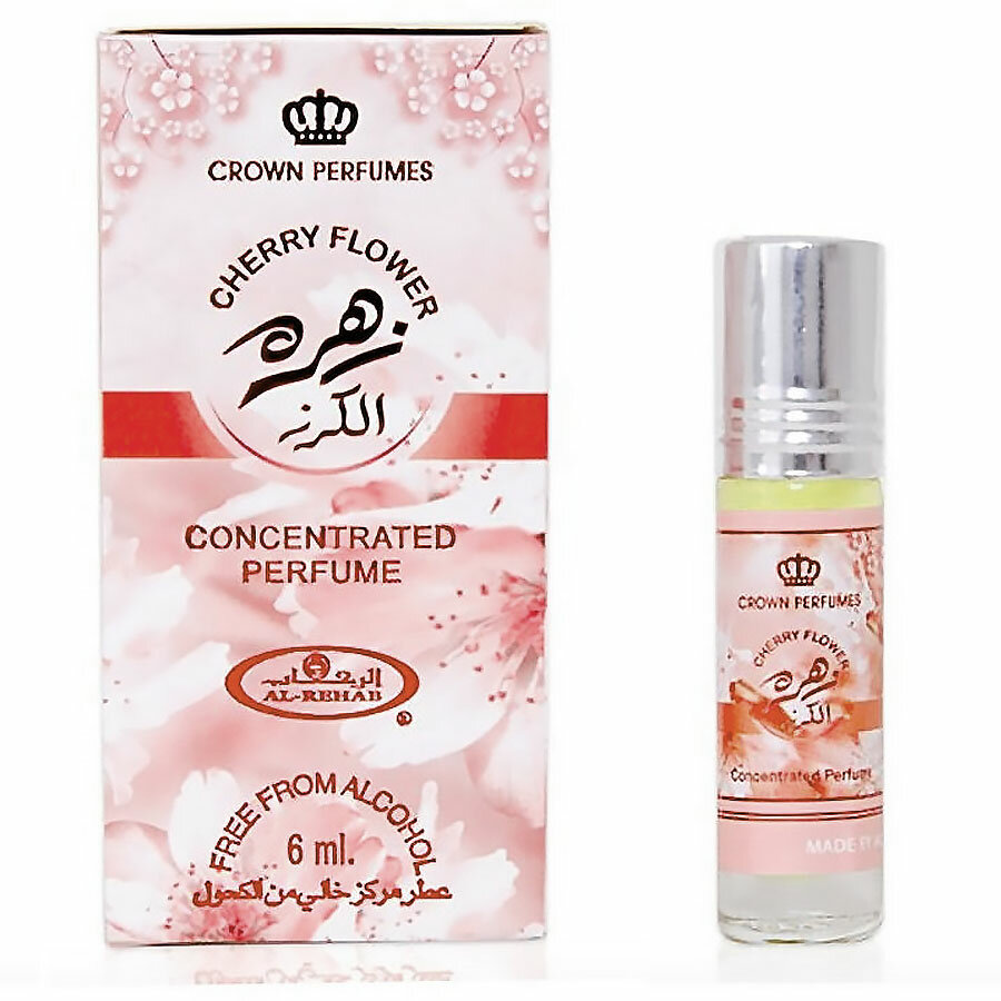 Духи масляные для женщин Crown Perfumes Cherry Flower 6 мл