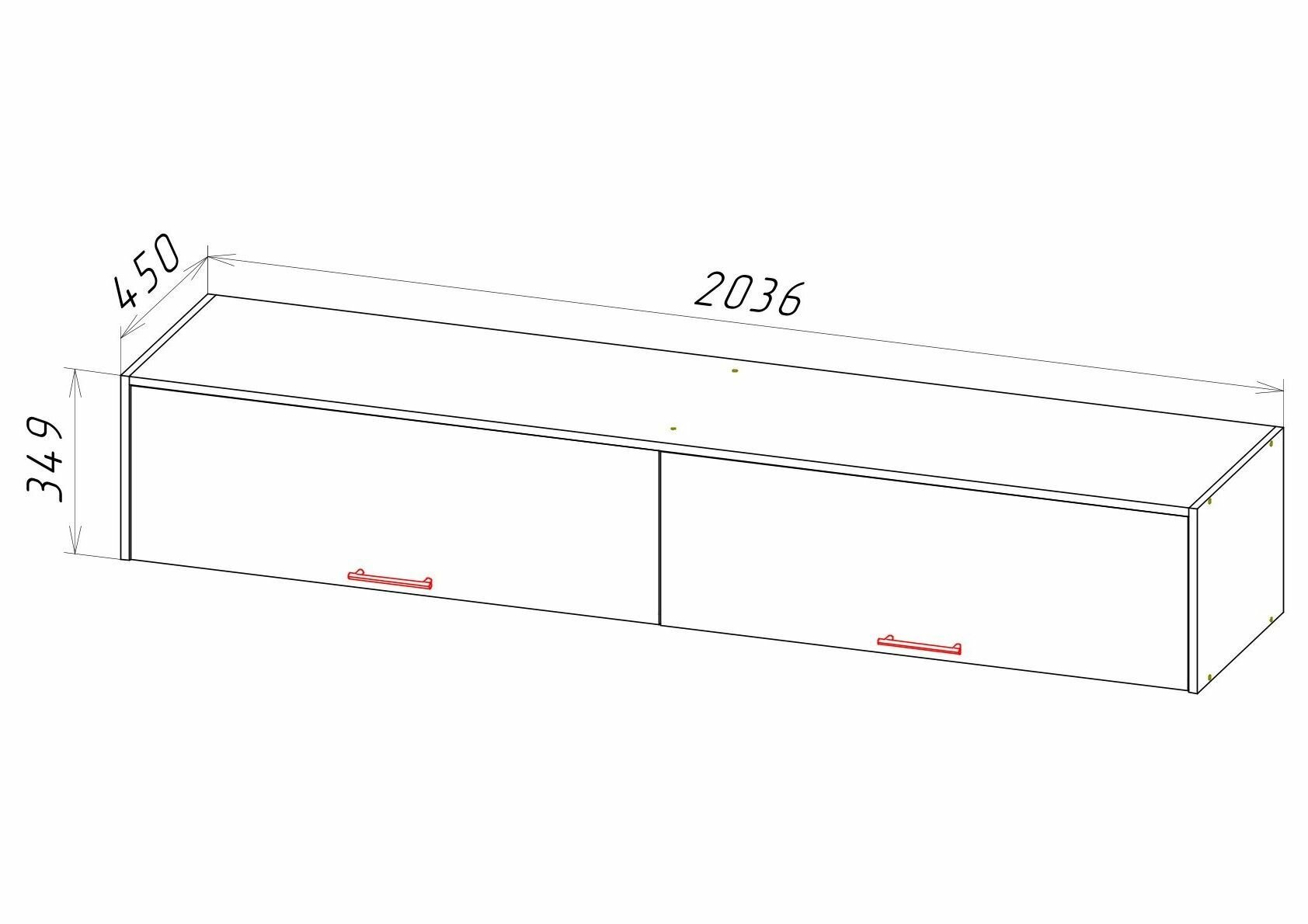 Антресоль для Киль, Фюрт Элегант 160 см, высота с Антресолью 245 см Венге магия
