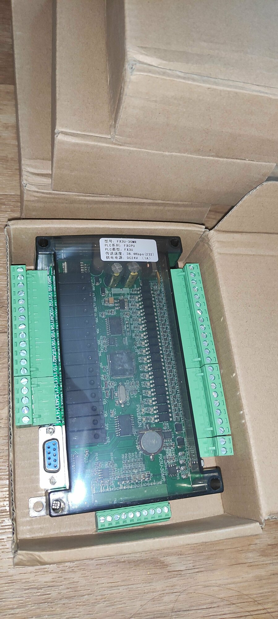 Программируемый Логический Контроллер Плк Fx3u-30mr Plc 16di 14do (Реле ...