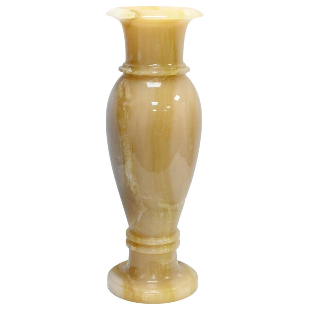 Ваза из оникса жёлтого 200*200*600мм .