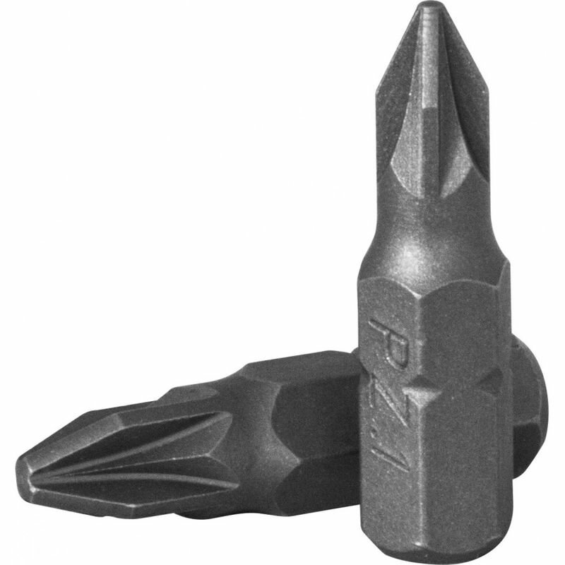Бита для шуруповерта крестовая 1/4" L=25мм PZ № 2, Ombra 514602