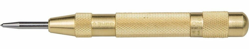 Кернер автоматический 21420-12, высокоточный 125 мм, наконечник из Cr-Mo стали ЗУБР