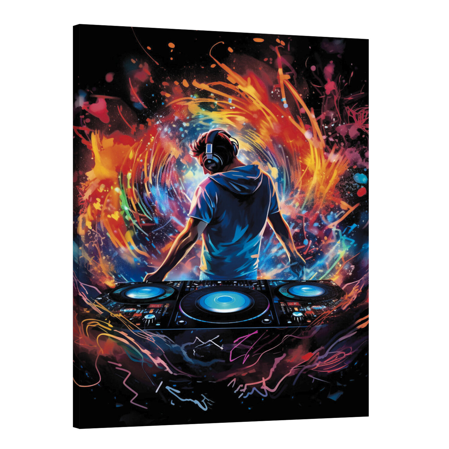 Интерьерная картина 50х70 "Танец звуков"