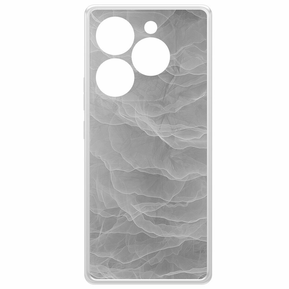 Чехол-накладка Krutoff Clear Case Абстракт туман для ITEL S23+