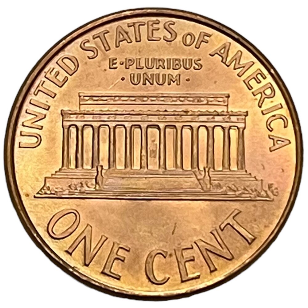 США 1 цент 2002 г. (Memorial Cent, Линкольн) (D)