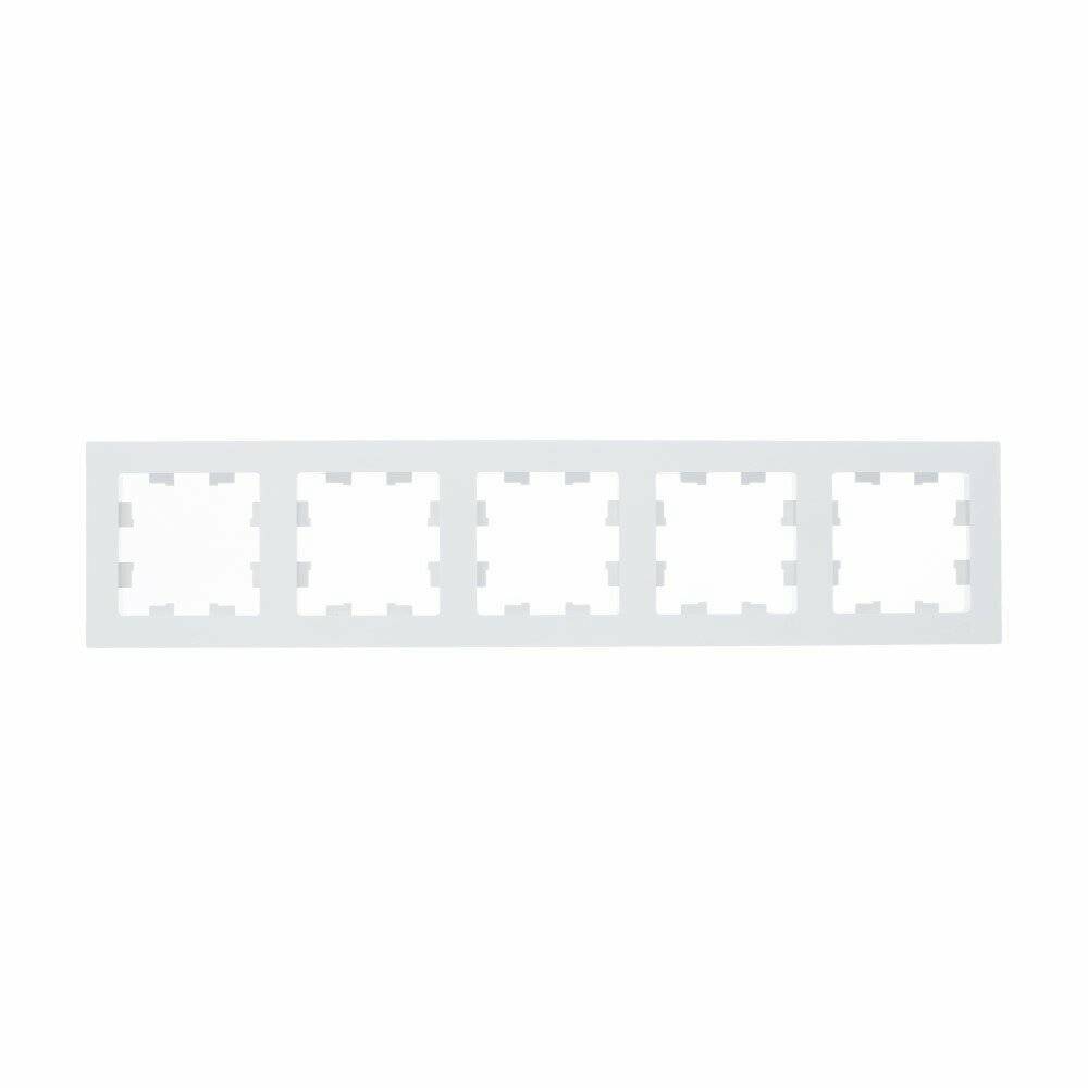Рамка Schneider Electric Атлас Дизайн 5 постов белая