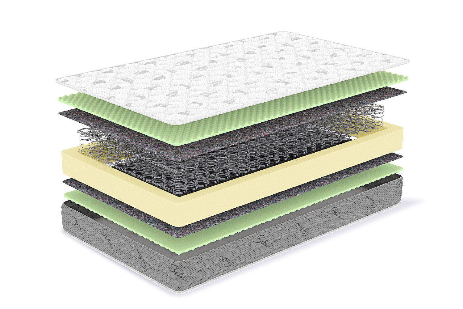 Матрас Hoff Parker, 90х200, цвет белый