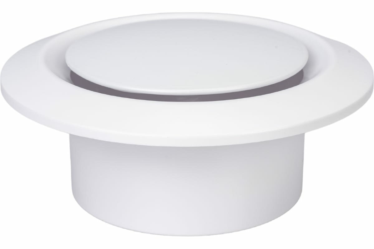 Эвент А100Ф анемостат приточно-вытяжной регулируемый с фланцем 100 мм для вентиляции