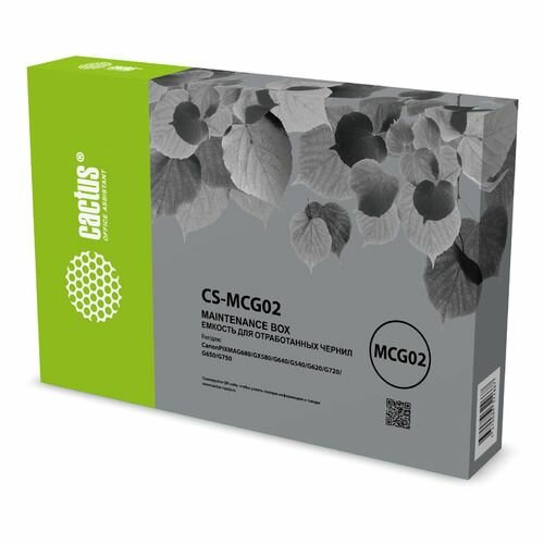 Бункер Cactus CS-MCG02 (MC-G02 емкость для отработанных чернил) для PIXMA G680/GX580/G640/G540/G620/G720/G650/G750
