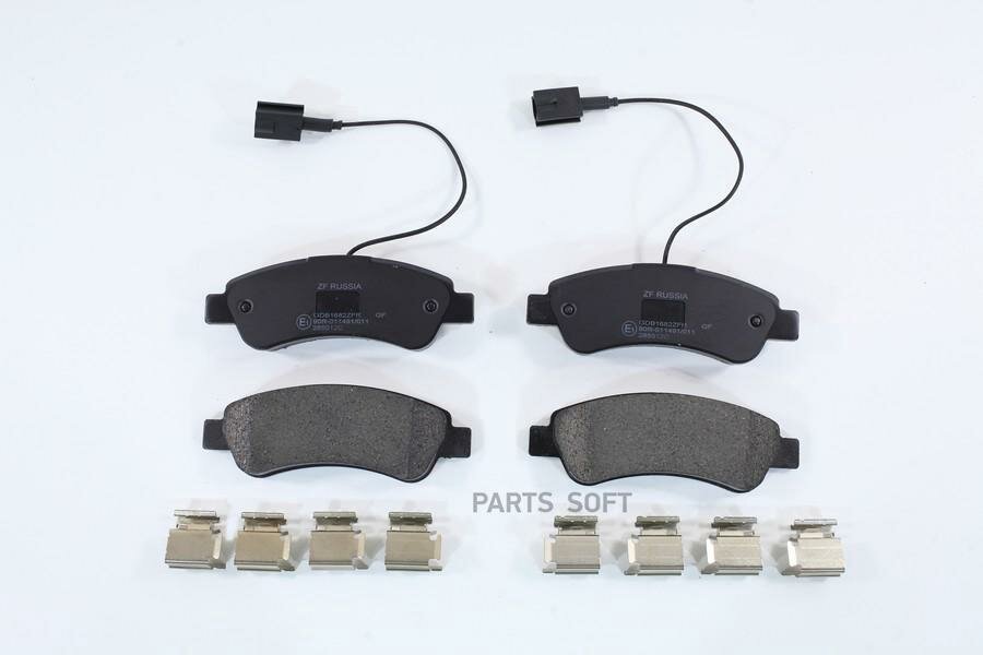 ZF RUSSIA GDB1682 ZFR Колодки задние для CITROEN PEUGEOT FIAT ZF Russia GDB1682 ZFR