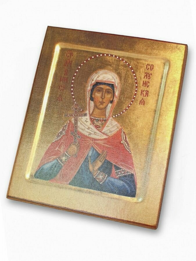 Икона Святая Анисия Солунская 15х17 см