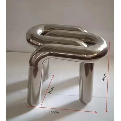 Табурет в стиле BOLD STOOL из нержавеющей стали