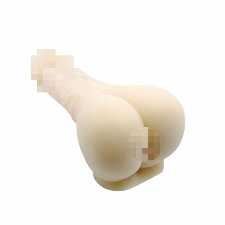 Телесный реалистичный мастурбатор Bigger man