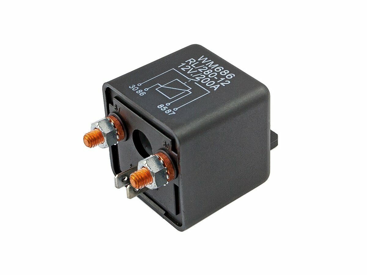 Силовое реле AurA HAR-0200 (200А, 4 контакта)