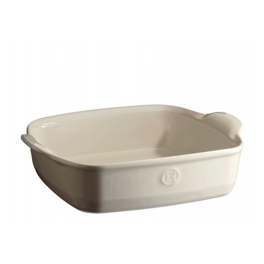 Форма для запекания Emile Henry 28x24 см, керамика, кремовая, премиум качество