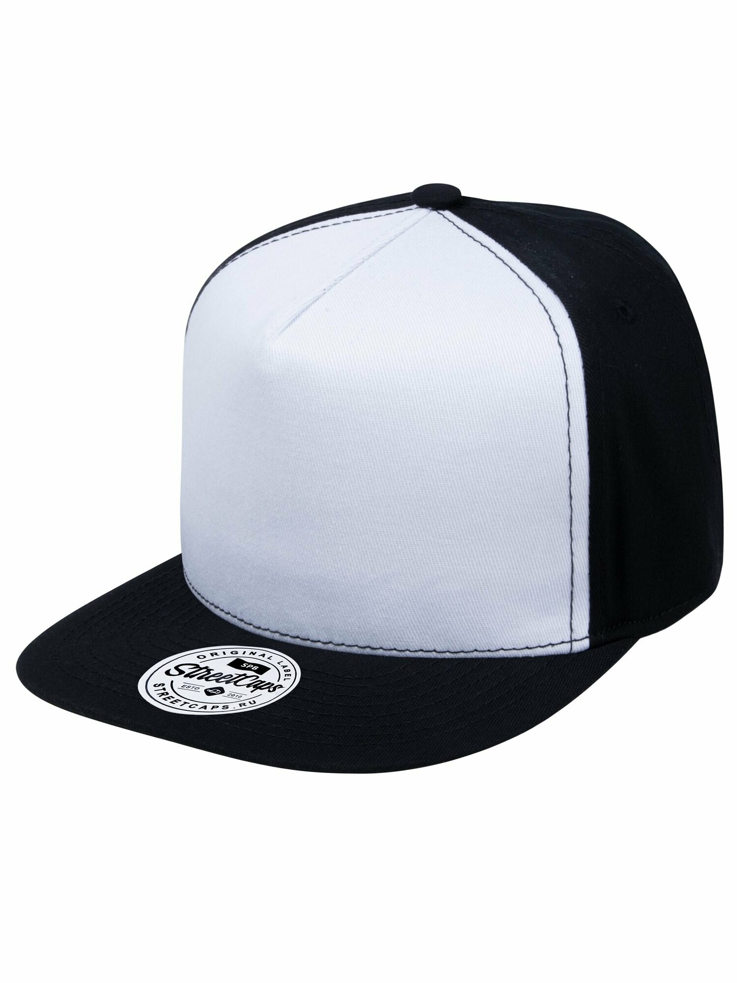 Бейсболка Бейсболка 003-5-2 Пятипанельная двухцветная хлопковая для мужчин