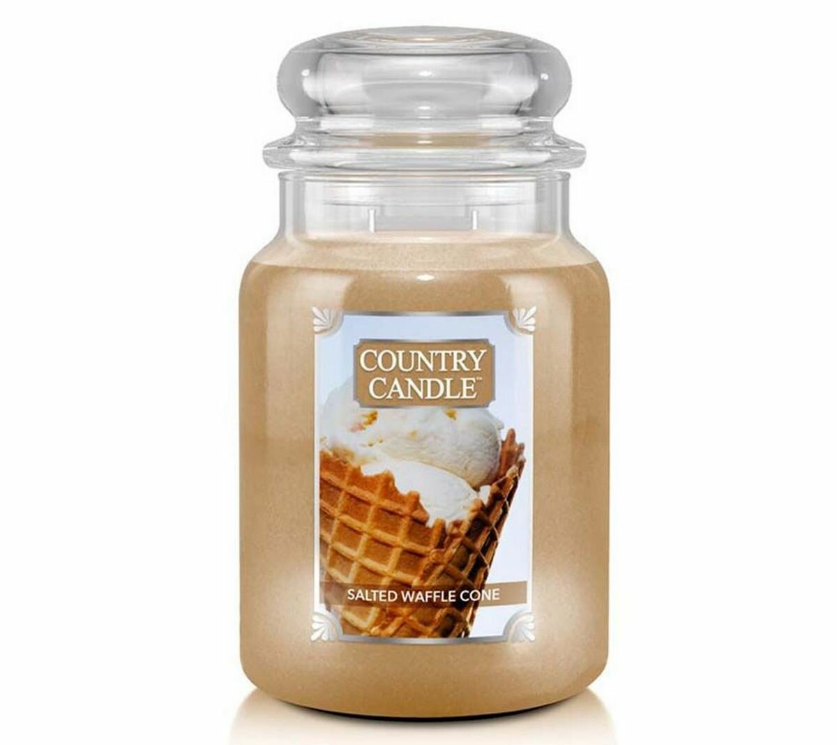 Country Candle/ Свеча большая Вафельный рожок / Salted Waffle Cone 652гр.110-150 часов