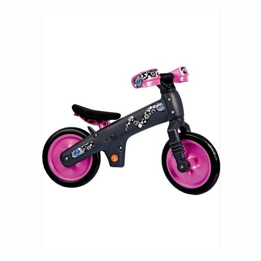 BELLELLI Беговел детский B-BIP, цвет: чёрно-розовый