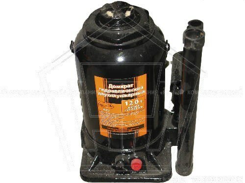 Домкрат гидравлический 12.0т двухштоковый (220-470 мм) автоdело (43122)