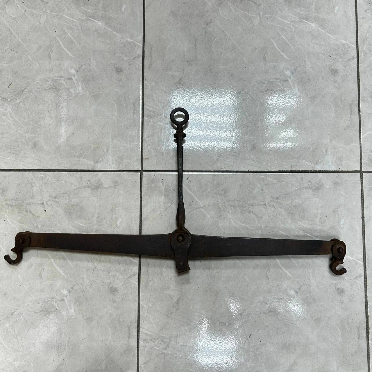 Весы старинные плечевые безмен, длина 60 см! Антиквариат!