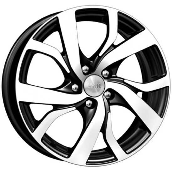 Диск K&k Палермо 6.5x16/5x105 D56.6 ET39 алмаз чёрный