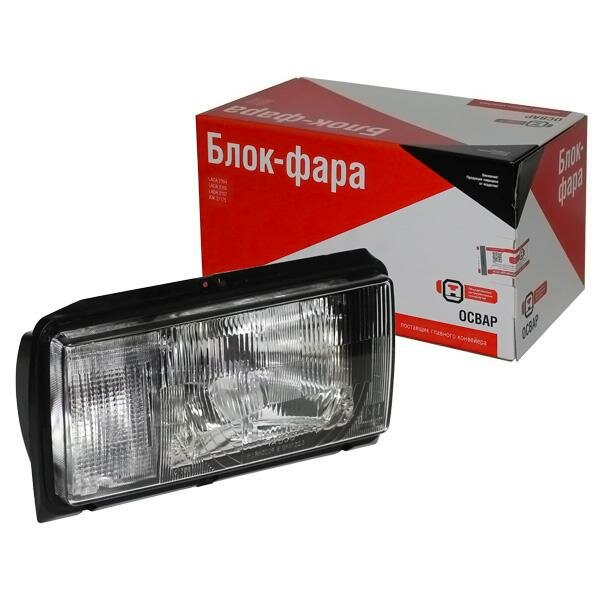 Фара головного света правая ВАЗ-2104,05,07 (бел. УП)(95.3711-01) (Освар) (упак. ОАТ)