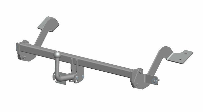 Фаркоп для Peugeot Partner II 2008- (без электрики) (паспорт и сертификат) AvtoS. PE01