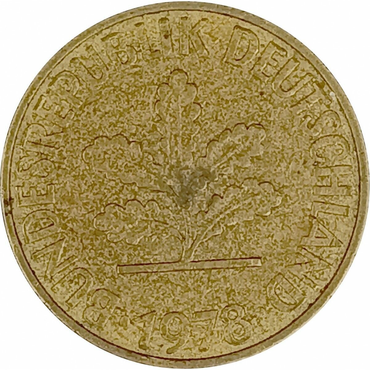 10 пфеннигов 1978 ФРГ J из оборота