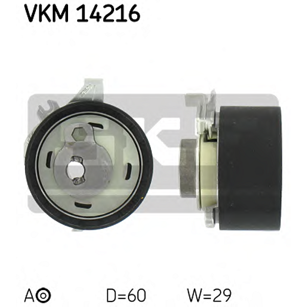 SKF vkm14216 (00463 / 029531062730 / 0340711SX) ролик ремня грм Mazda (Мазда) tribute 2.0 00-