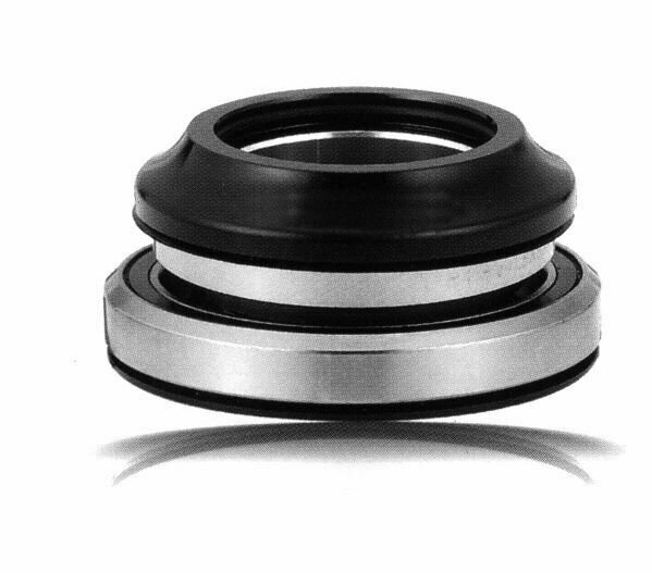 Рулевой набор велосипедный для колонки алюминиевый интегрированный картриджный 1 1/8-1,5 28,6/41,8/51.8/39,8мм 45x45 черный AUTHOR