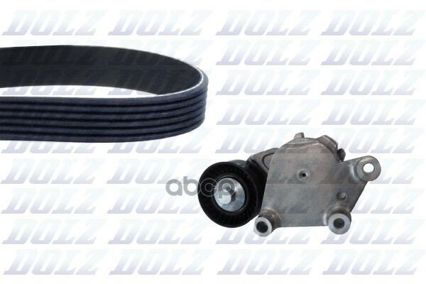 Комплект ремня ГРМ FORD Fiesta, Focus, C-Max 1.6D Dolz арт. SKD194A