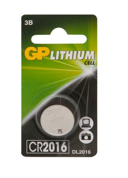 Элемент питания CR-2016 (1 шт) GP GPCR2016-BC5
