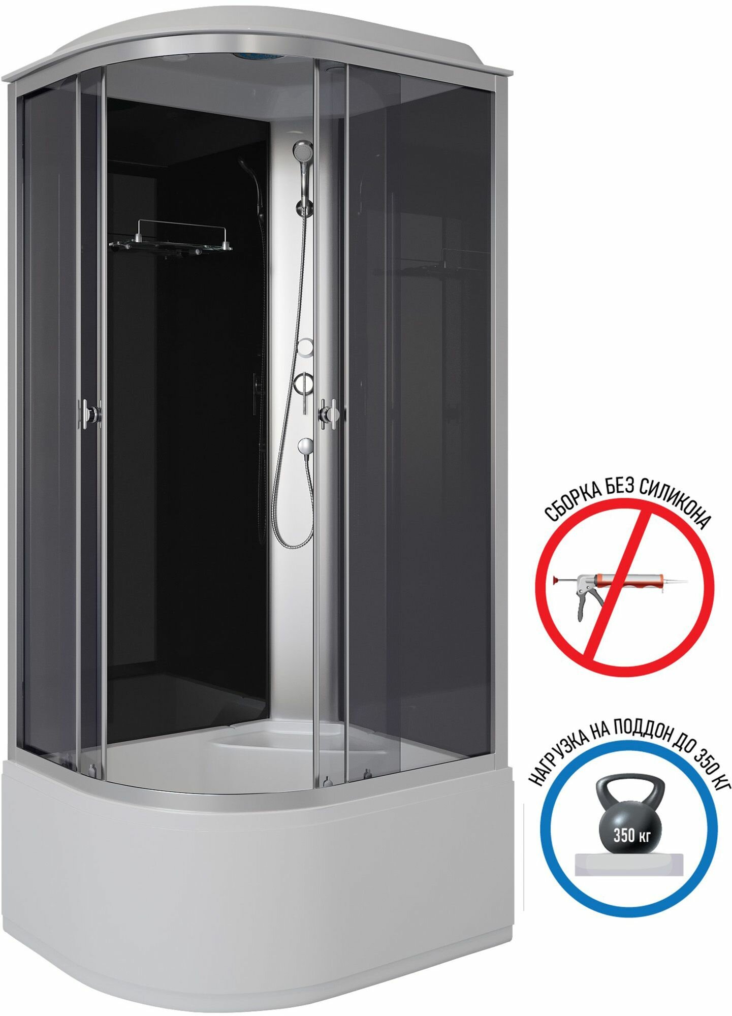 Душевая кабина Niagara Eco 90x70 см E90/70/40R/TN