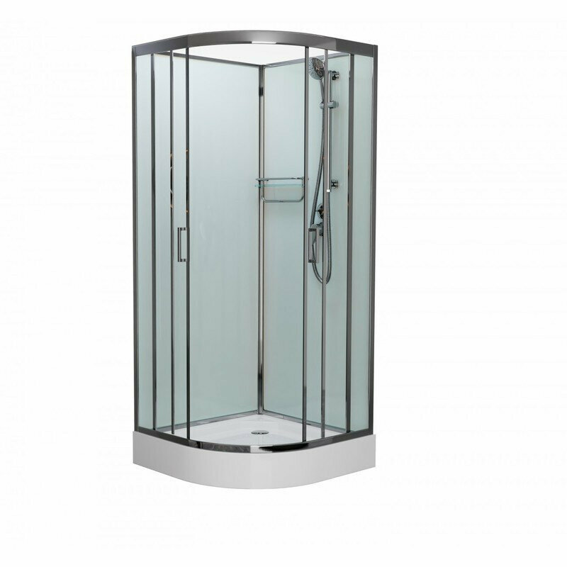 Душевая кабина Frank F410 Brilliant 110x110 б/к Без крыши низкий поддон, 160009