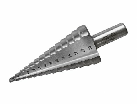 Сверло Дело Техники Р6М5 216204, ступенчатое, для листовых материалов, 9 ступеней