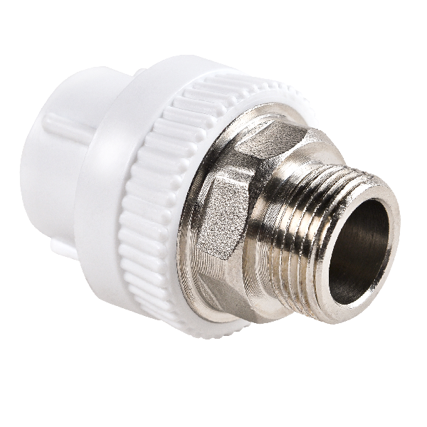 Муфта полипропилен комбинированная d-40*1 1/4 НР под ключ, РВК (16)