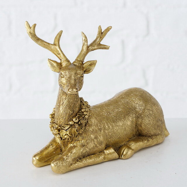 Декоративная фигурка Олень Оскар 12 см, Boltze, 2002406-1