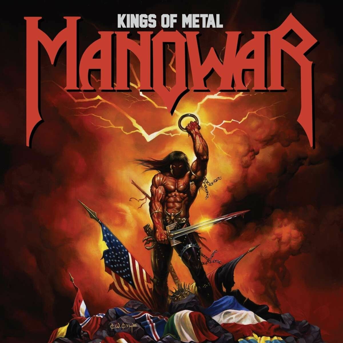 Виниловая пластинка Manowar - Kings Of Metal (Limited Edition) (Red Vinyl) (1 LP)