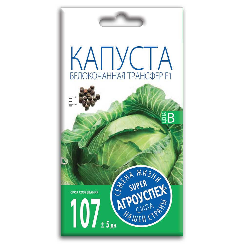 Агроуспех капуста Трансфер б/к ранний F1 0.25г