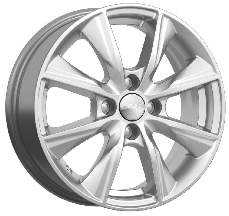 Диск автомобильный литой СКАД Порту 15x6 4x100 et35 dia67.1 Серебристый